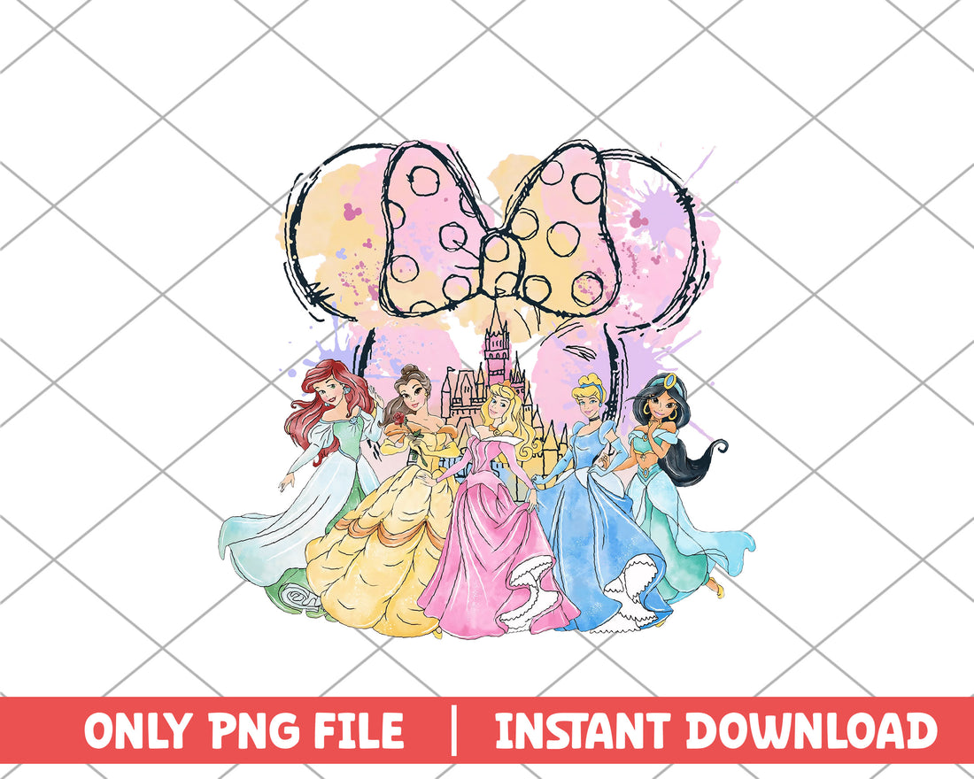 Minnie mouse disney princess disney png – svg files for cricut