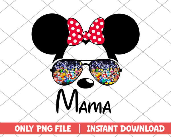 Minnie mouse mama disney png – svg files for cricut