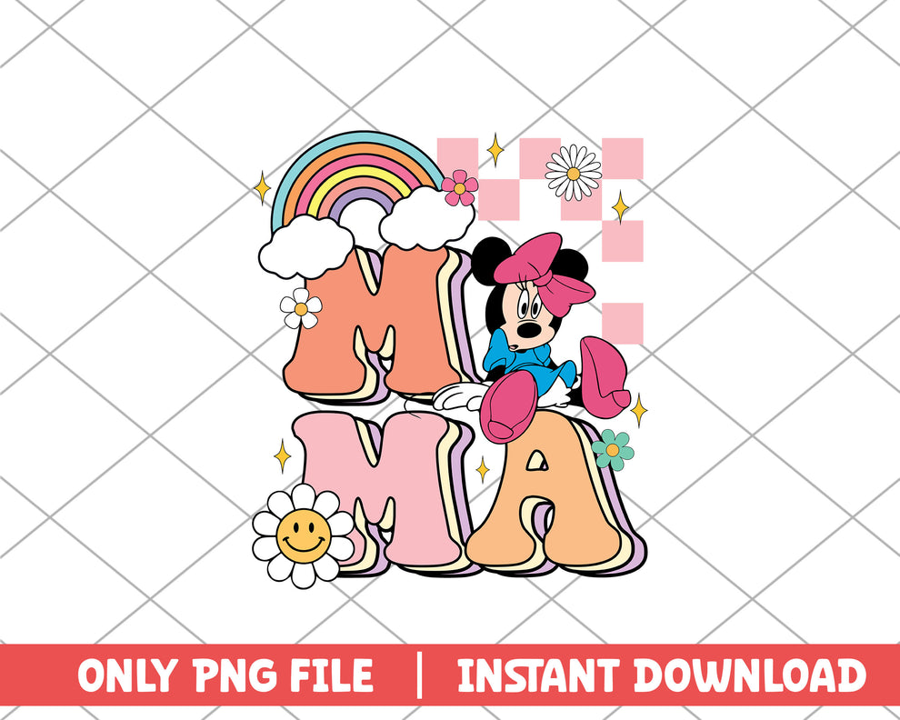 Minnie mouse mama mother day png – svg files for cricut