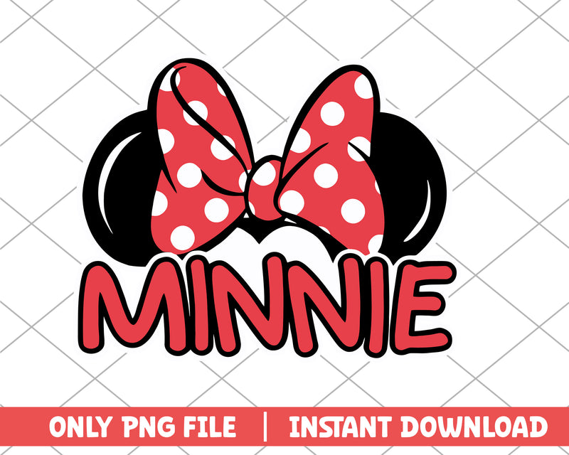 Minnie mouse red disney png – svg files for cricut