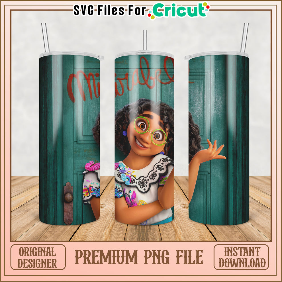 Mirabel PNG Sublimation Tumbler Design – svg files for cricut