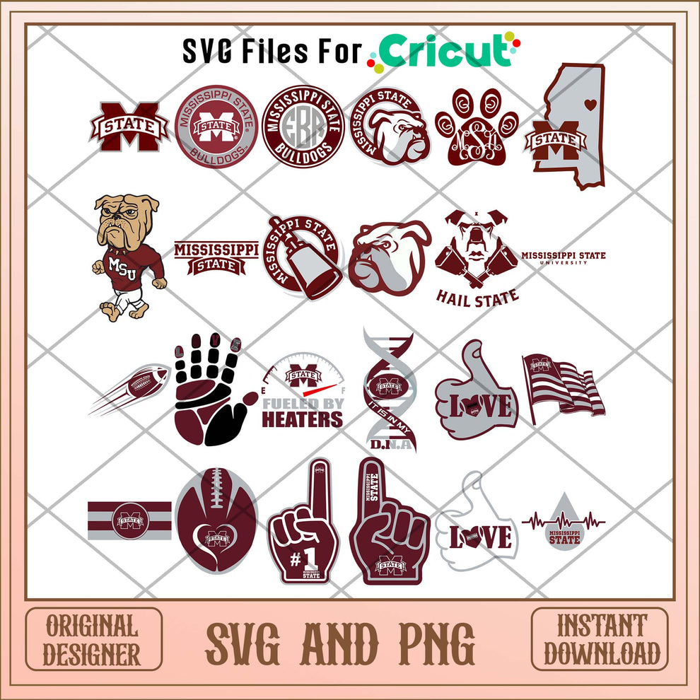 Mississippi State svg, Mississippi State svg bundle, NCAA svg – svg ...