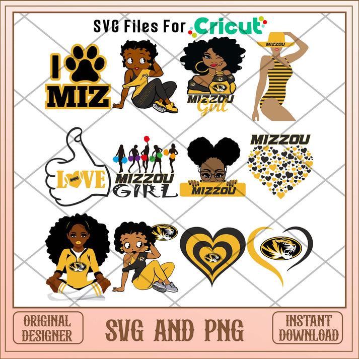 Missouri Tigers girl svg, Missouri Tigers svg bundle, NCAA svg – svg ...