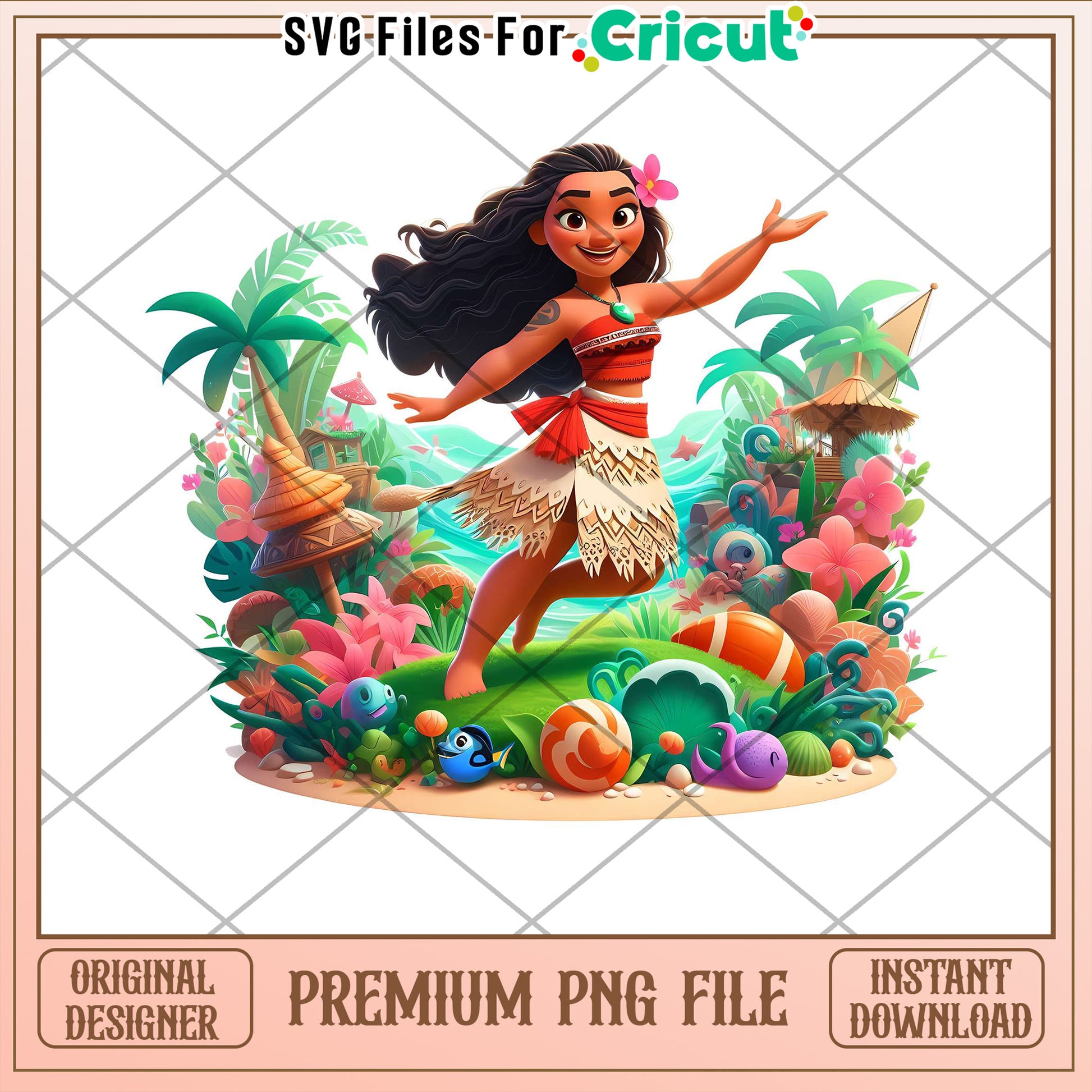 Moana PNG Cricut Design Instant Download – svg files for cricut