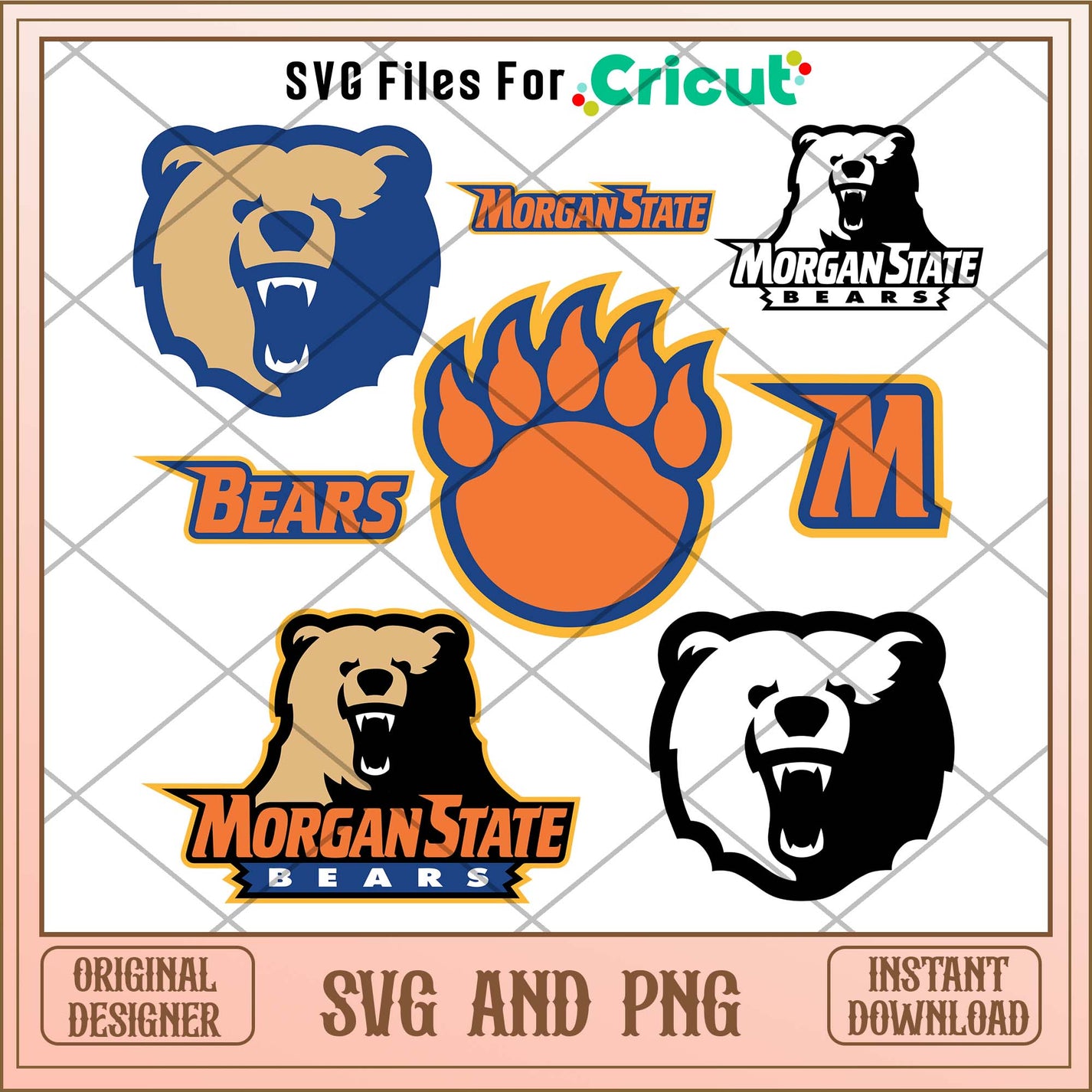 Morgan State Bears svg, Morgan State Bears svg bundle, NCAA svg – svg ...