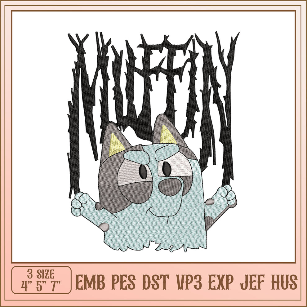 Muffin Dog Embroidery Design – svg files for cricut