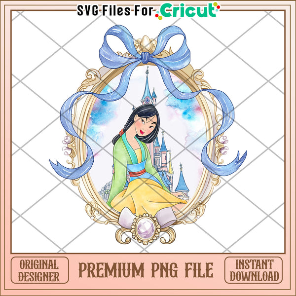 Mulan Disney Princess PNG Watercolor Art – svg files for cricut
