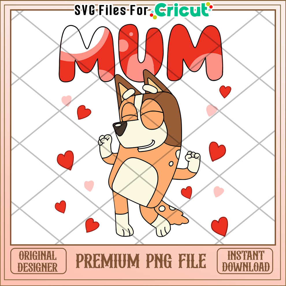Mum Dog PNG Cricut Design Instant Download – svg files for cricut