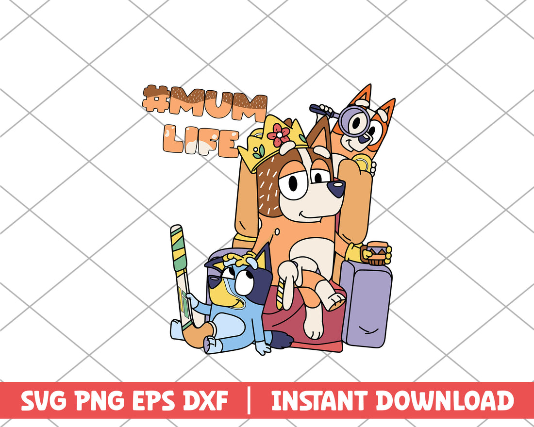 Mum life cartoon svg – svg files for cricut