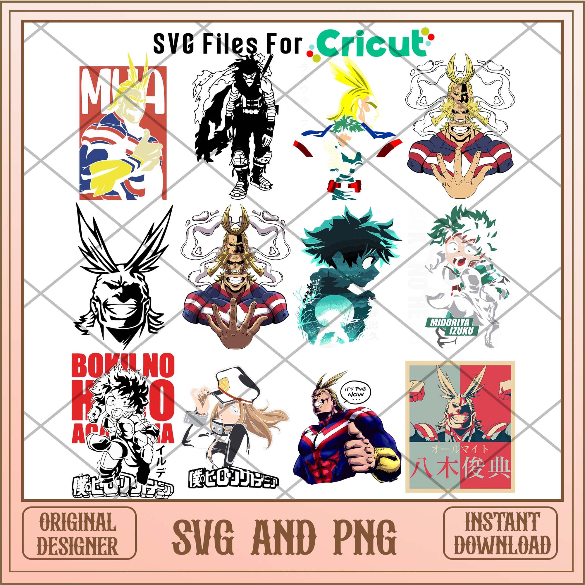 My Hero Academia movie svg, Anime bundle - Svgfileforcricut – svg files ...