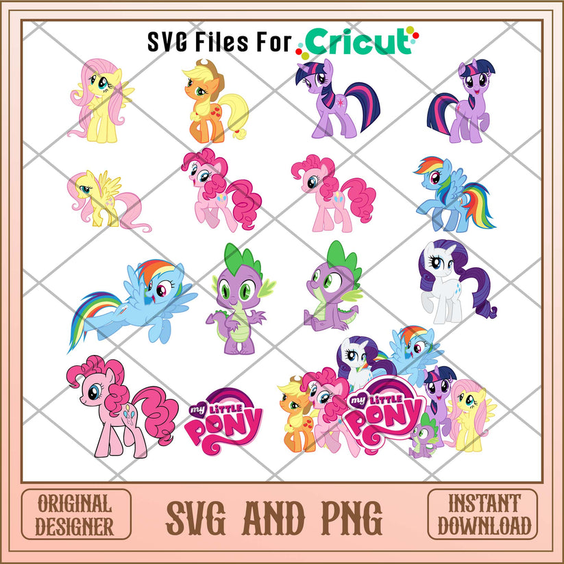 My little pony SVG bundle – svg files for cricut