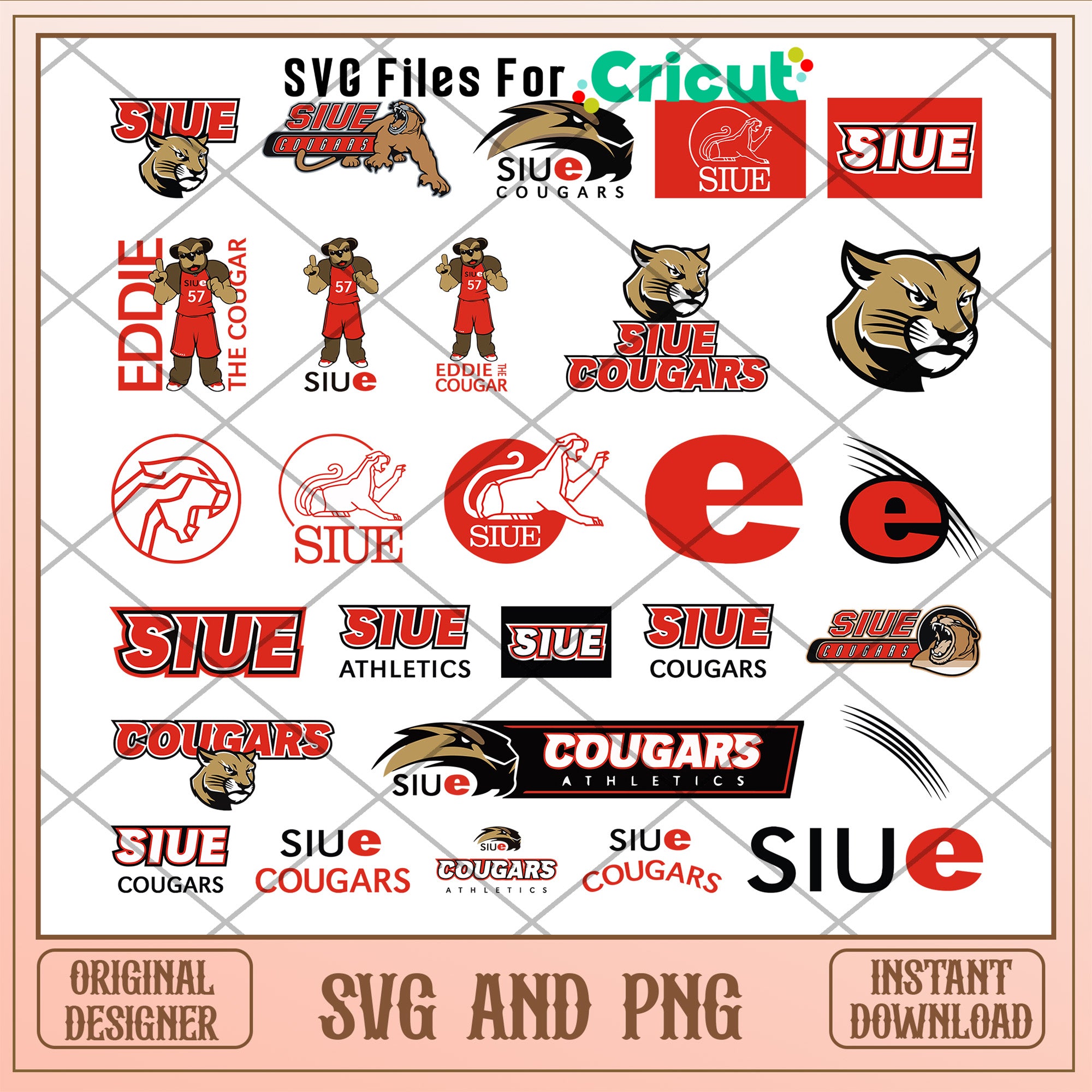 Siue cougars ncaa logo bundle design svg, siue cougars svg – svg files ...