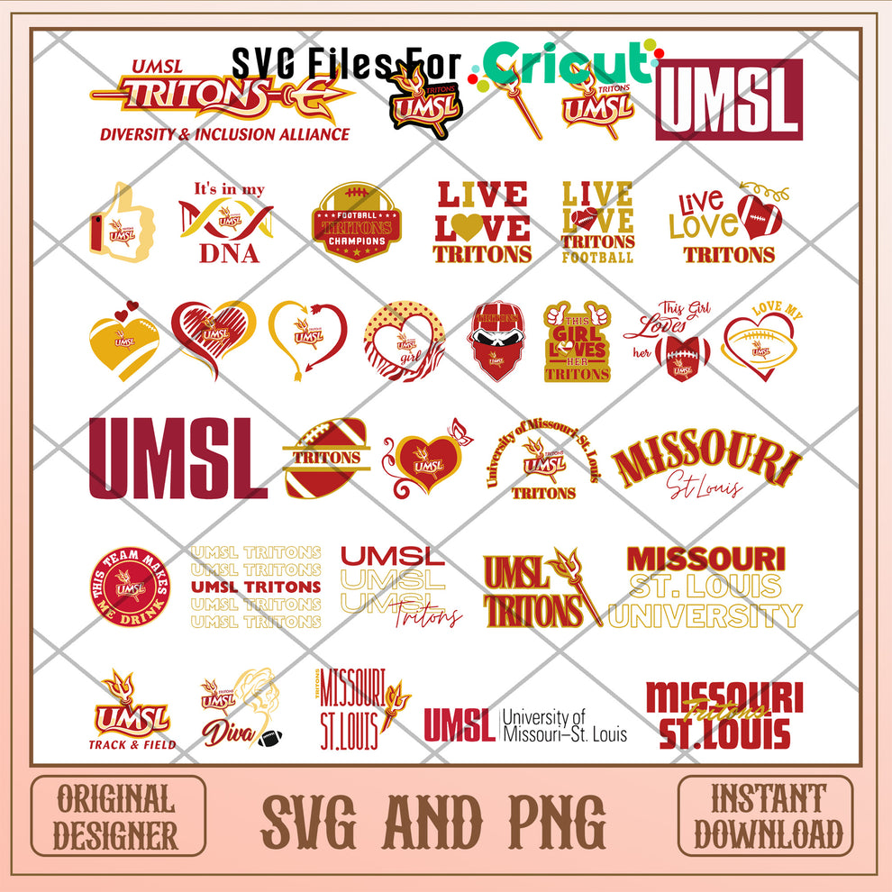 Umsl tritons ncaa logo bundle design svg, umsl tritons svg – svg files ...