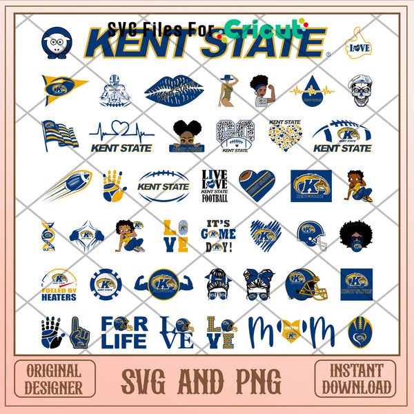 Kent state university logo bundle svg, kent state university logo svg ...