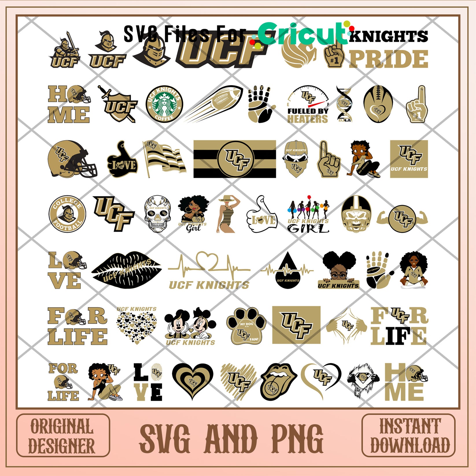 Ucf knights logo bundle svg, ucf knights football svg – svg files for ...