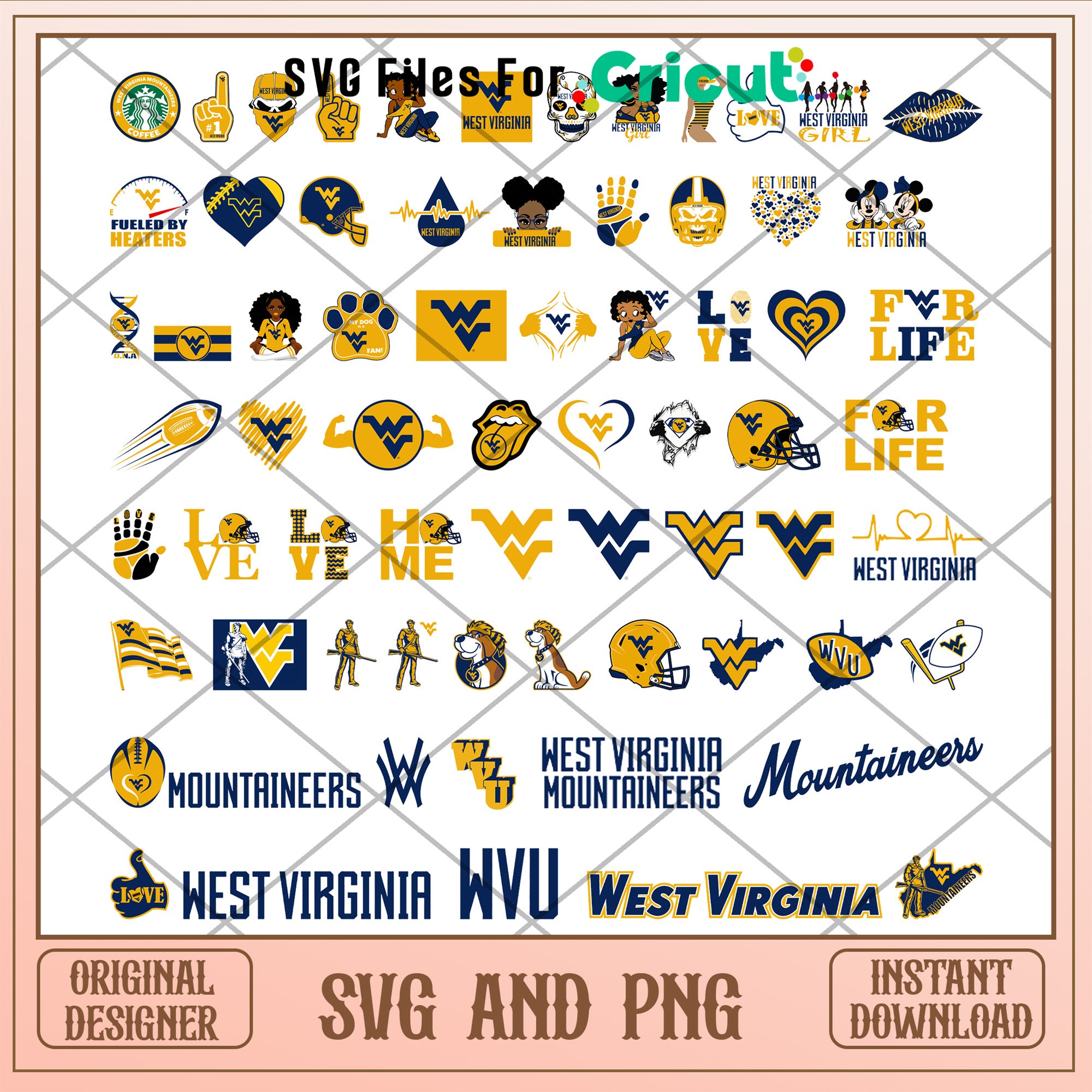 West Virginia Mountaineers logo bundle svg, West Virginia Mountaineers ...