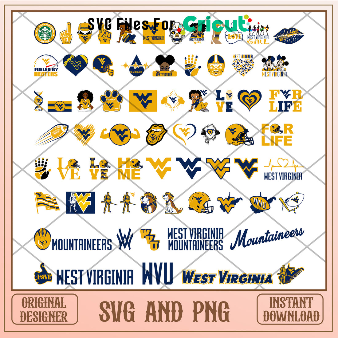 West Virginia Mountaineers logo bundle svg, West Virginia Mountaineers ...
