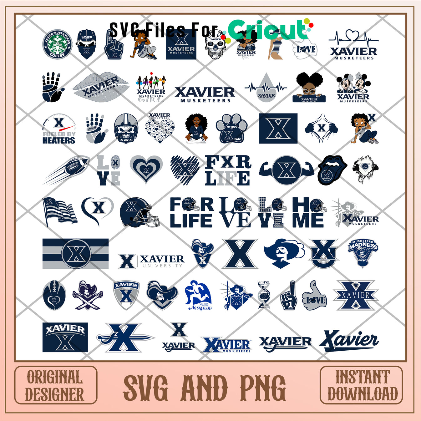 Xavier musketeers logo bundle svg, musketeers xavier svg – svg files ...