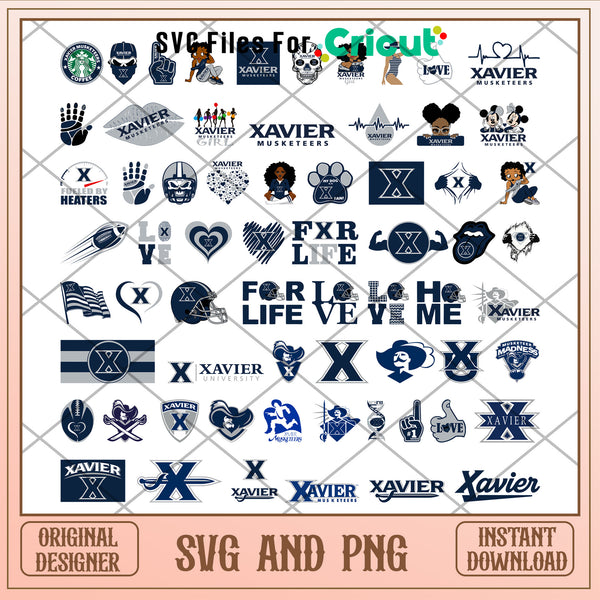 Xavier musketeers logo bundle svg, musketeers xavier svg – svg files ...