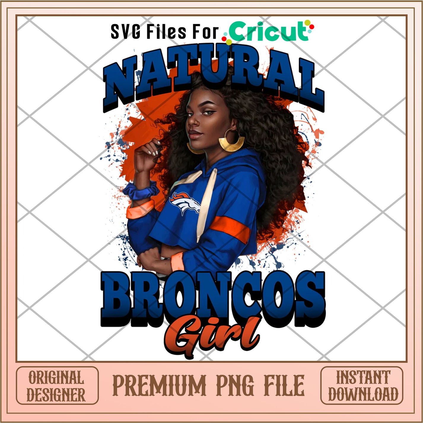 NFL natural Broncos girl png, Denver Broncos png, NFL png – svg files ...
