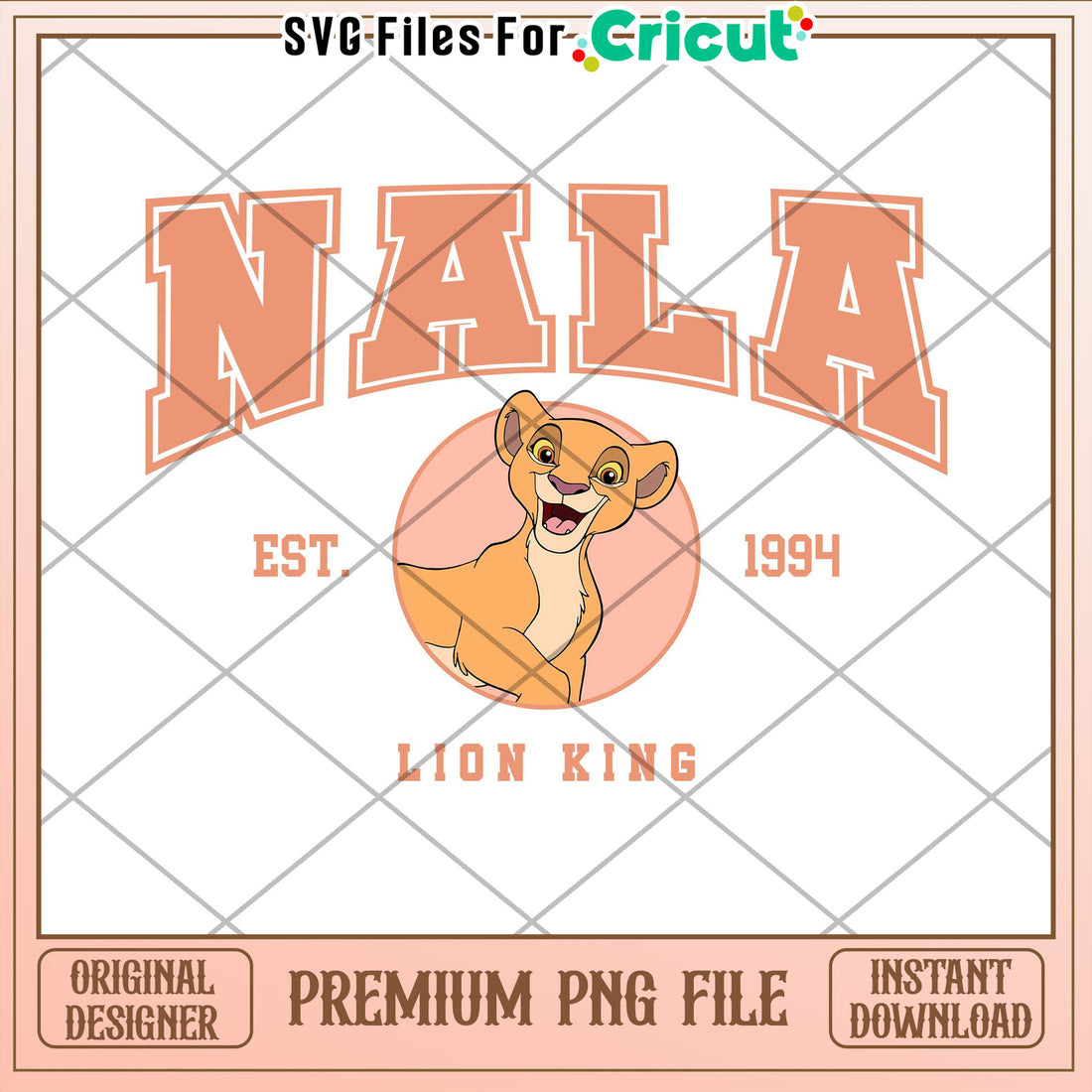 Nala Lion King PNG File for Cricut Crafting Instant Download – svg ...