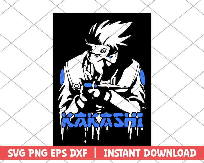 Naruto Hatake Kakashi character anime svg – svg files for cricut