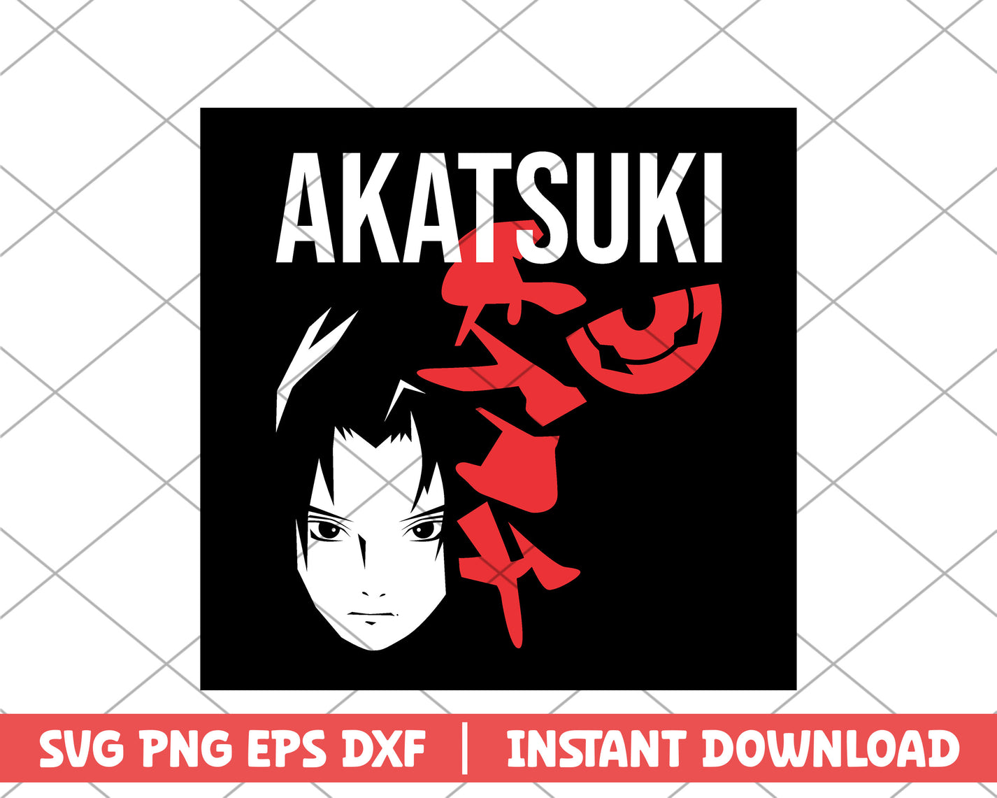 Naruto Itachi akatsuki anime svg – svg files for cricut