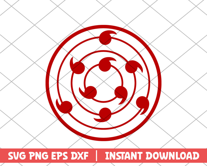 Naruto Sharingan anime svg – svg files for cricut