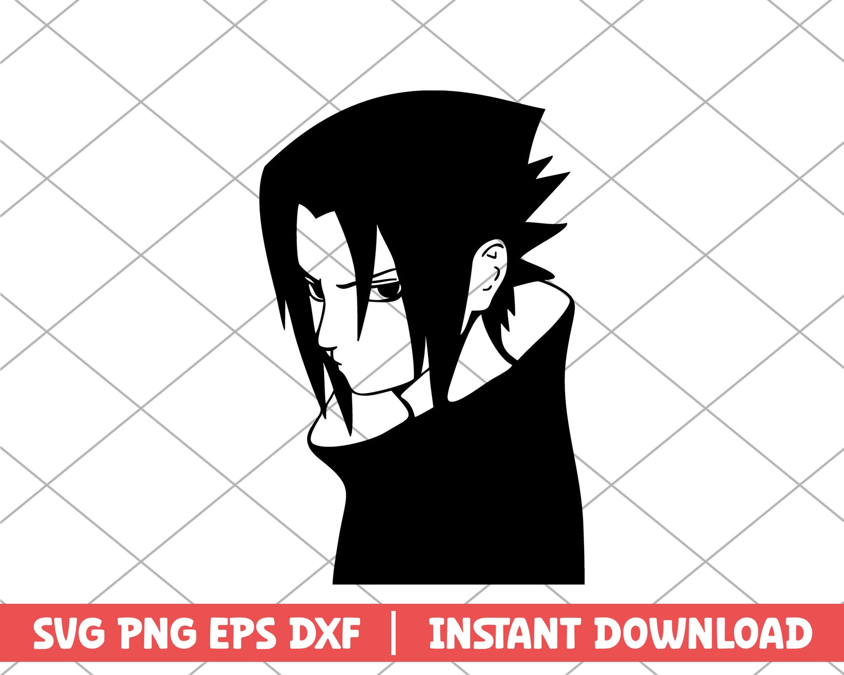 Naruto Uchiha Sasuke anime svg – svg files for cricut