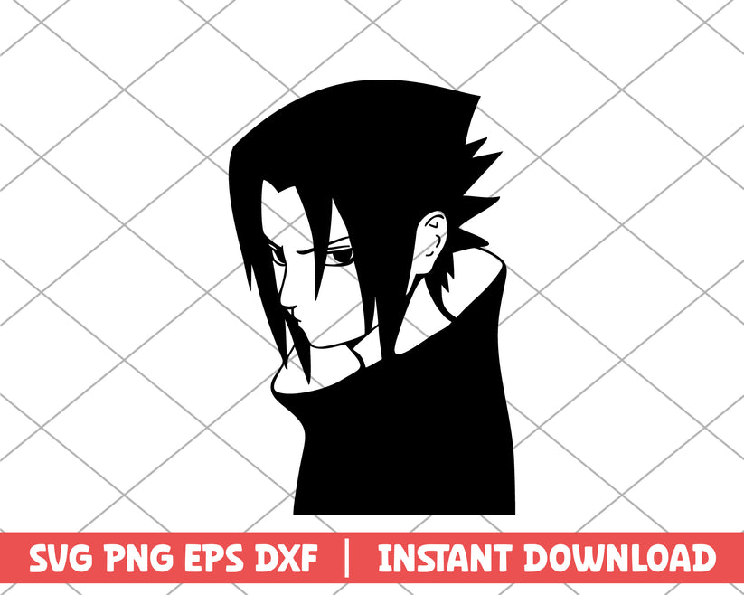 Naruto Uchiha Sasuke anime svg – svg files for cricut