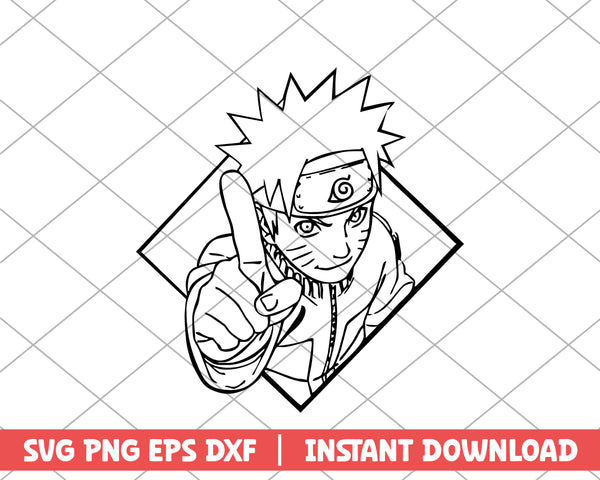 Naruto Uzumaki Naruto fanart anime svg – svg files for cricut