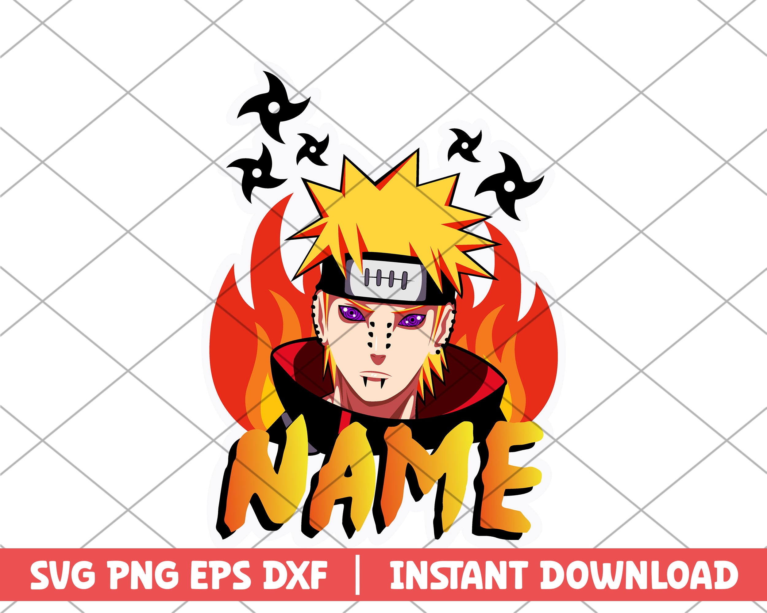 Naruto Uzumaki Naruto name anime svg – svg files for cricut