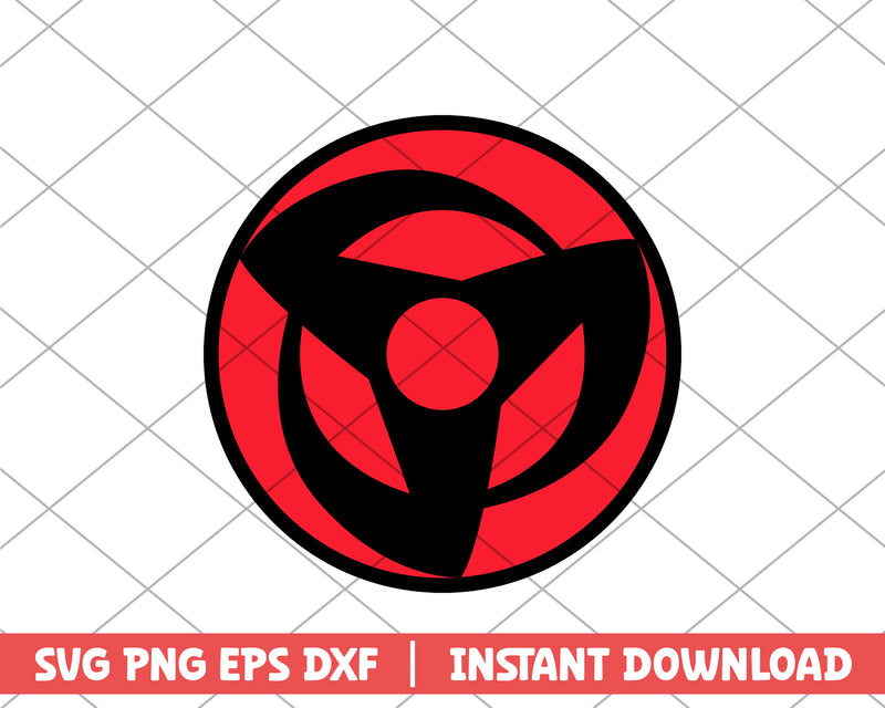 Naruto obito sharingan anime svg – svg files for cricut