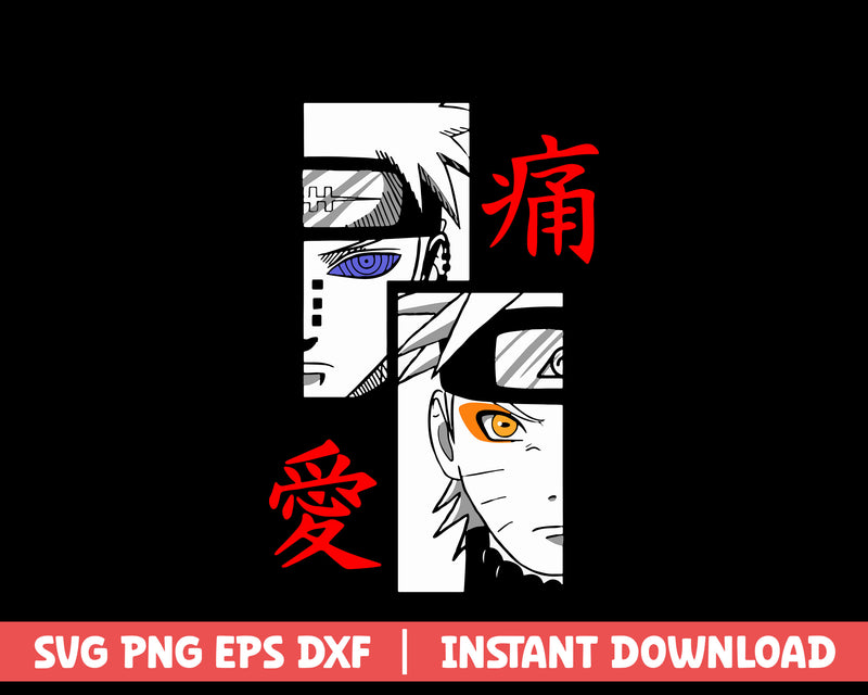 Naruto pain and naruto anime svg – svg files for cricut