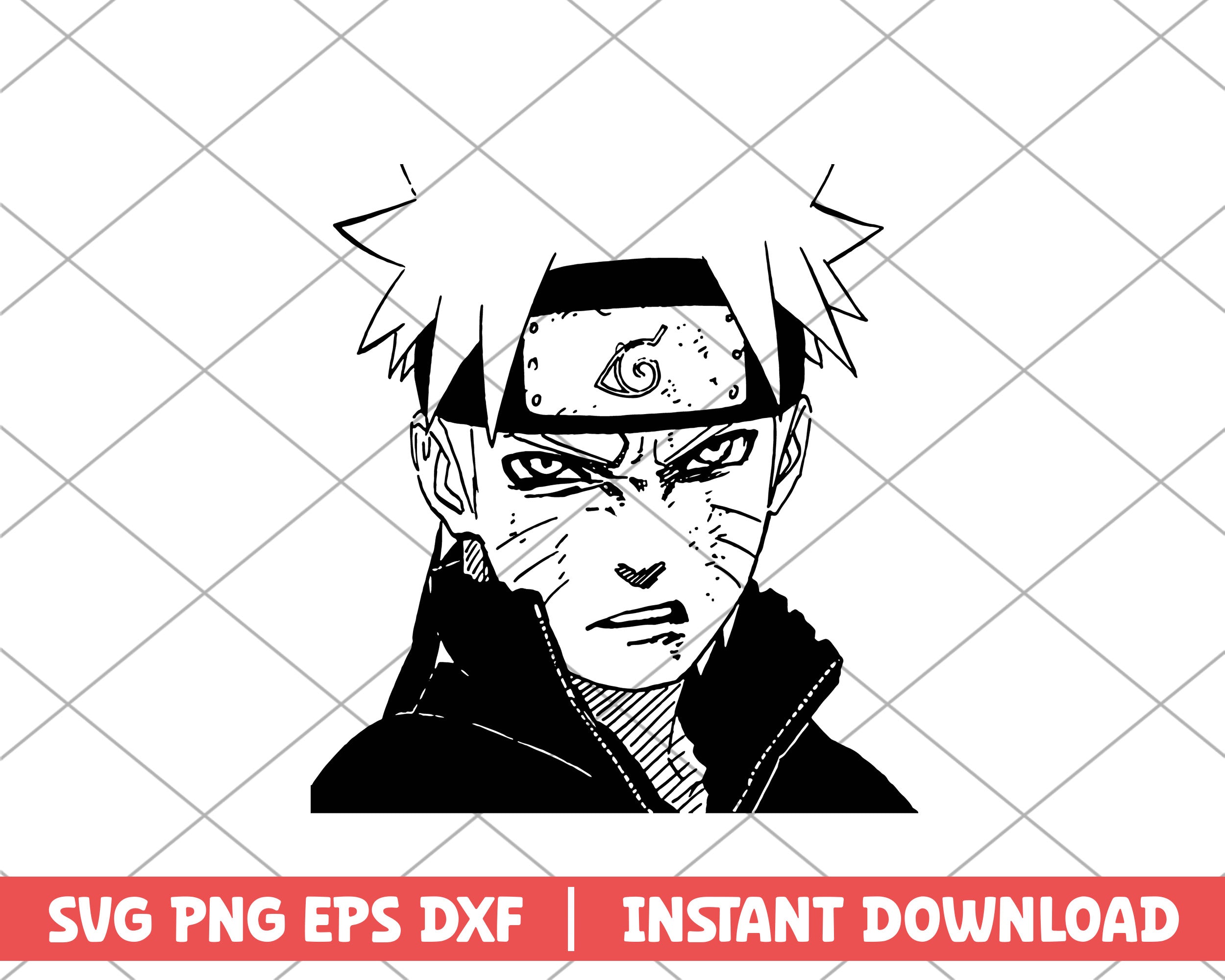 Naruto shippuden uzumaki naruto anime svg – svg files for cricut