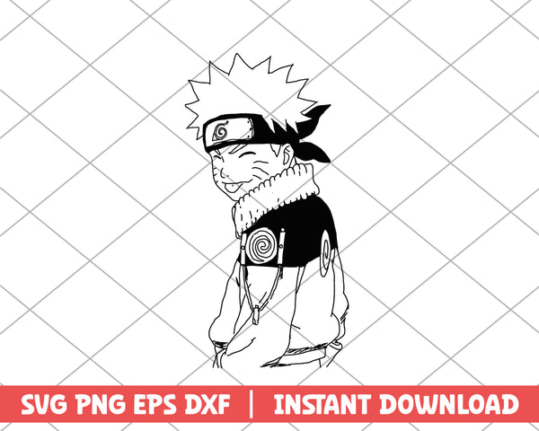 Naruto shippuden uzumaki naruto anime svg – svg files for cricut