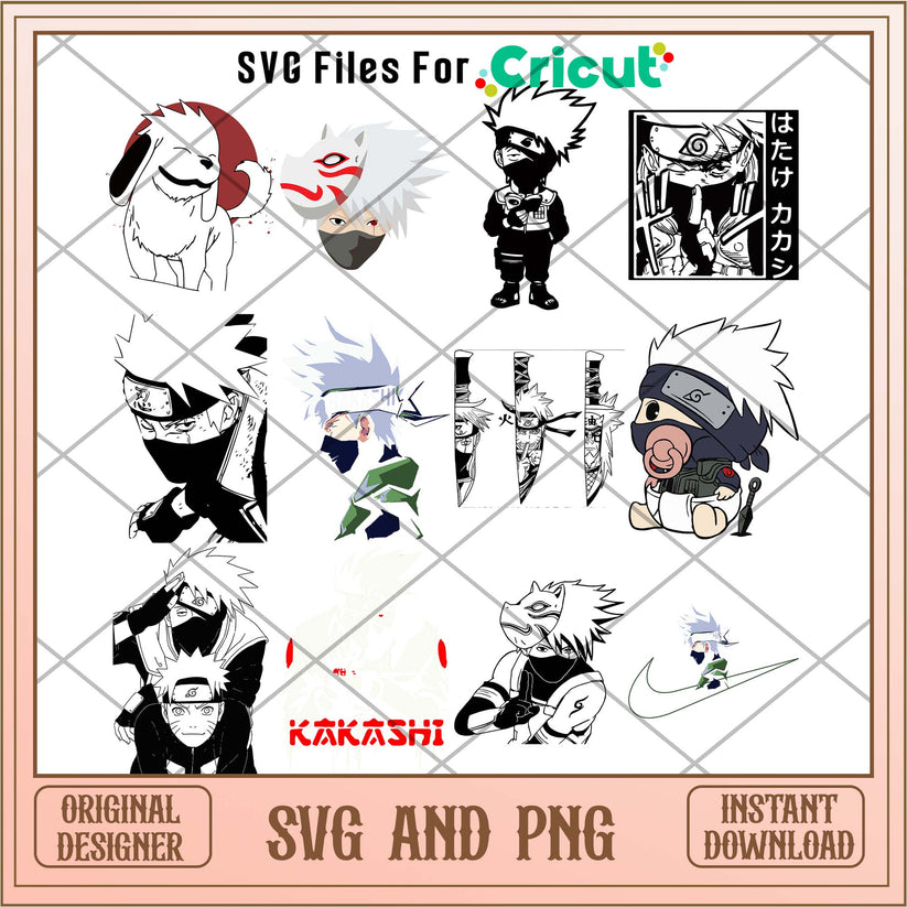 Naruto Kakashi svg, Naruto hero sensei bundle - Svgfileforcricut – svg ...