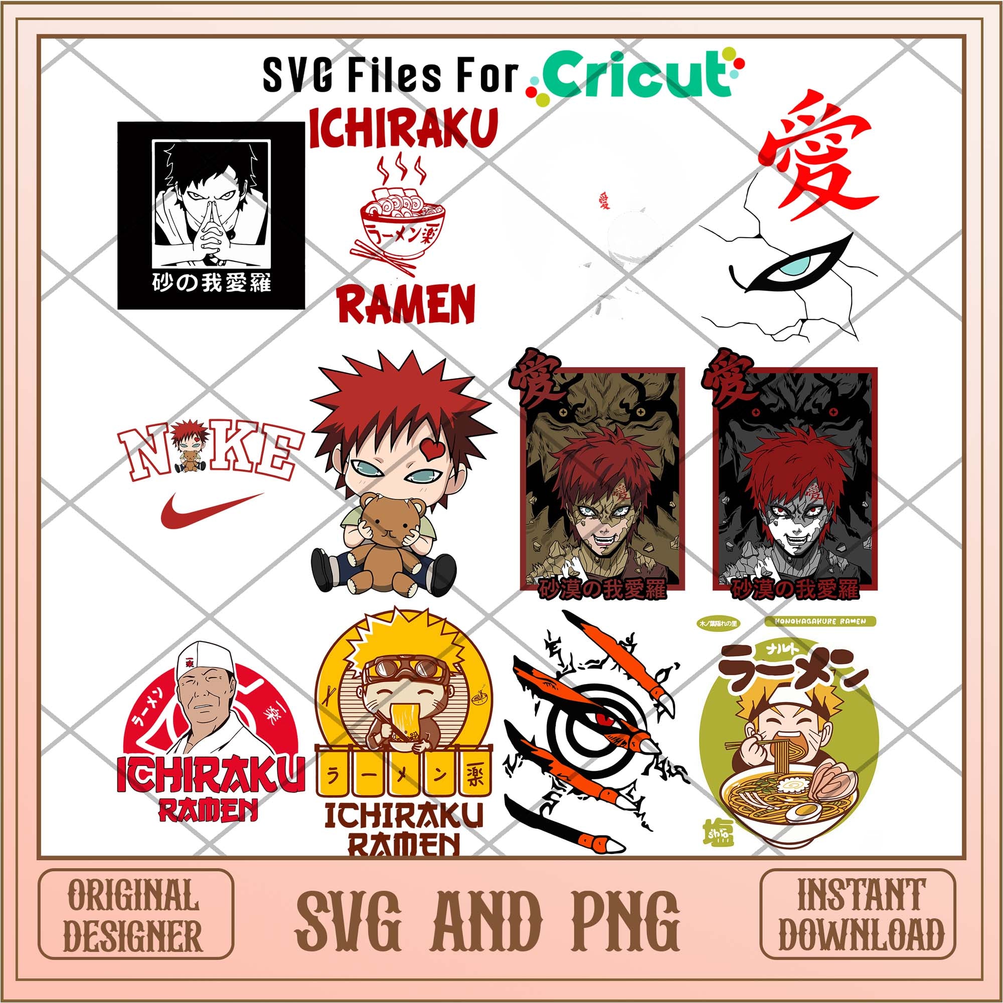 Naruto ramen svg, Ichiraku Ramen svg bundle - Svgfileforcricut – svg ...