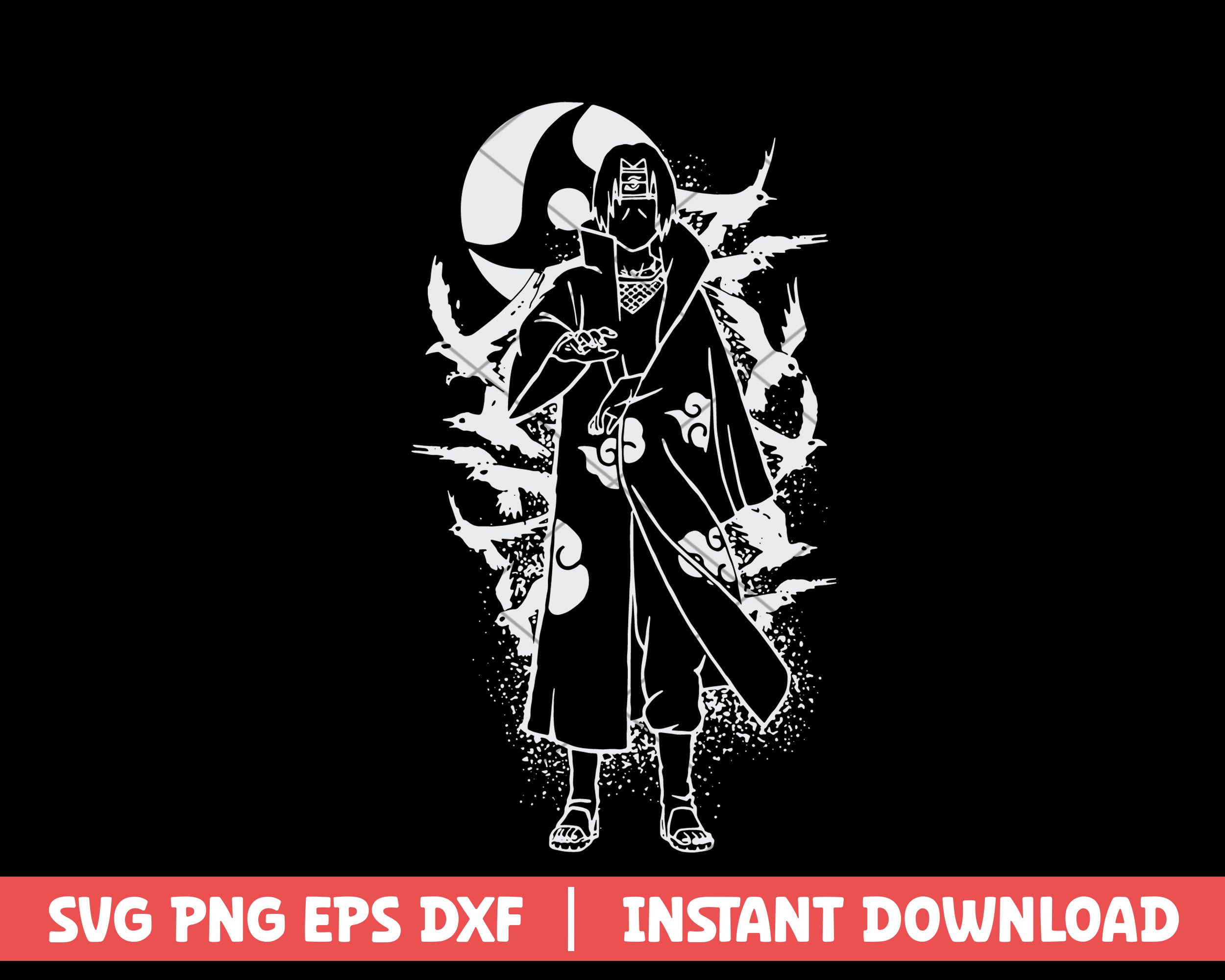 Naruto uchiha itachi anime svg – svg files for cricut