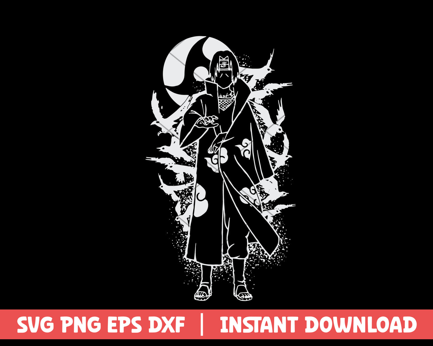 Naruto uchiha itachi anime svg – svg files for cricut