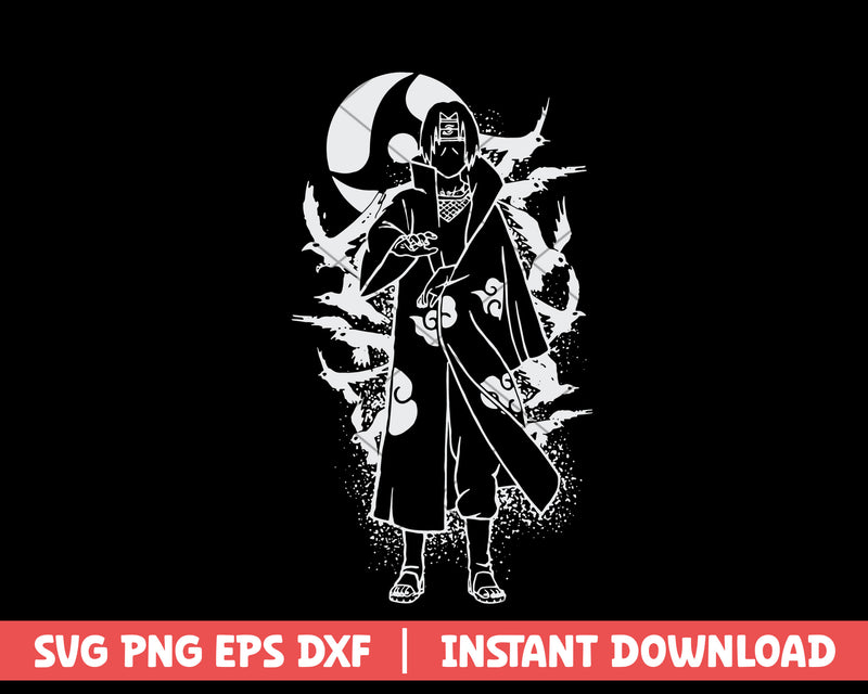 Naruto uchiha itachi anime svg – svg files for cricut