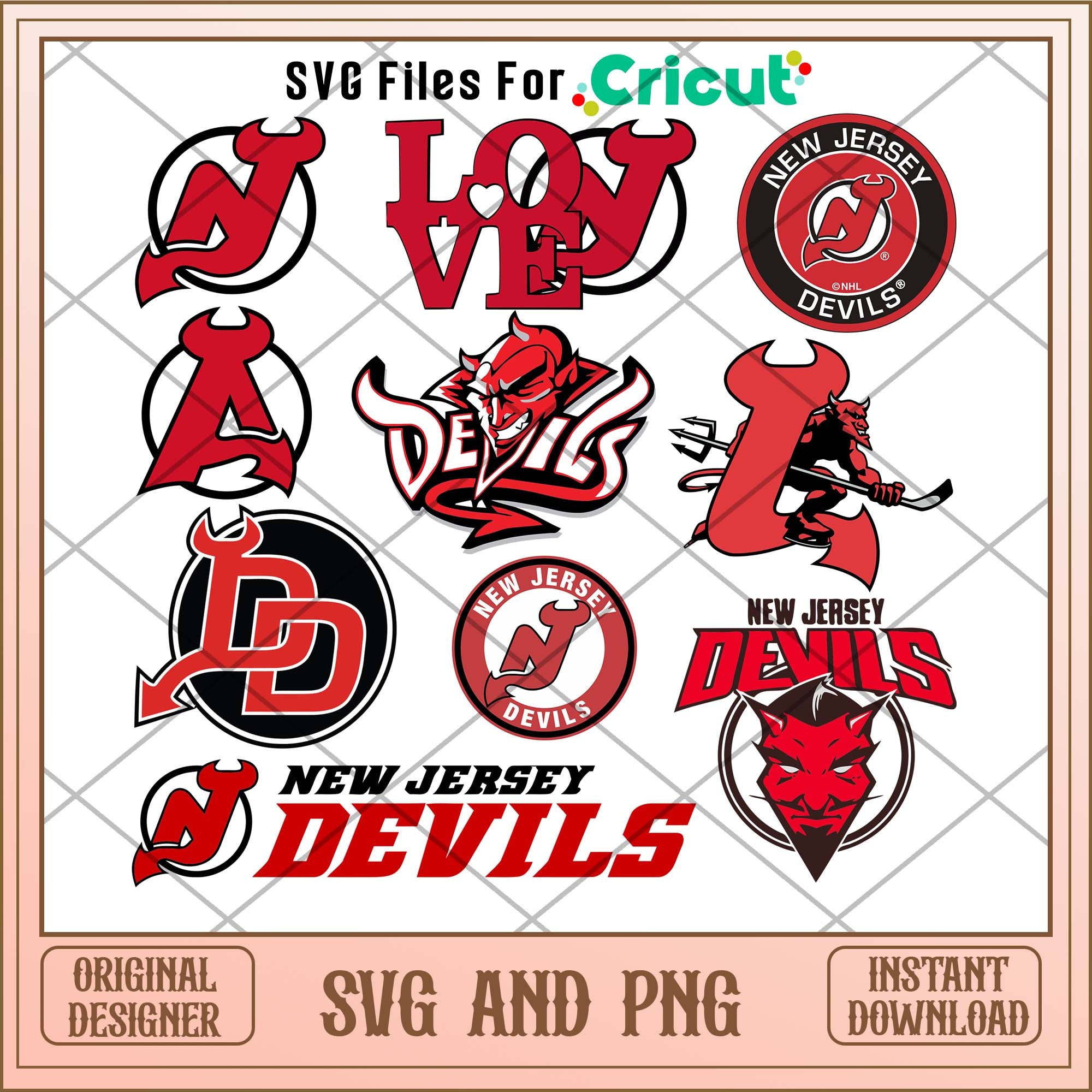 New Jersey Devils svg, New Jersey Devils svg bundle, NHL svg – svg files for cricut