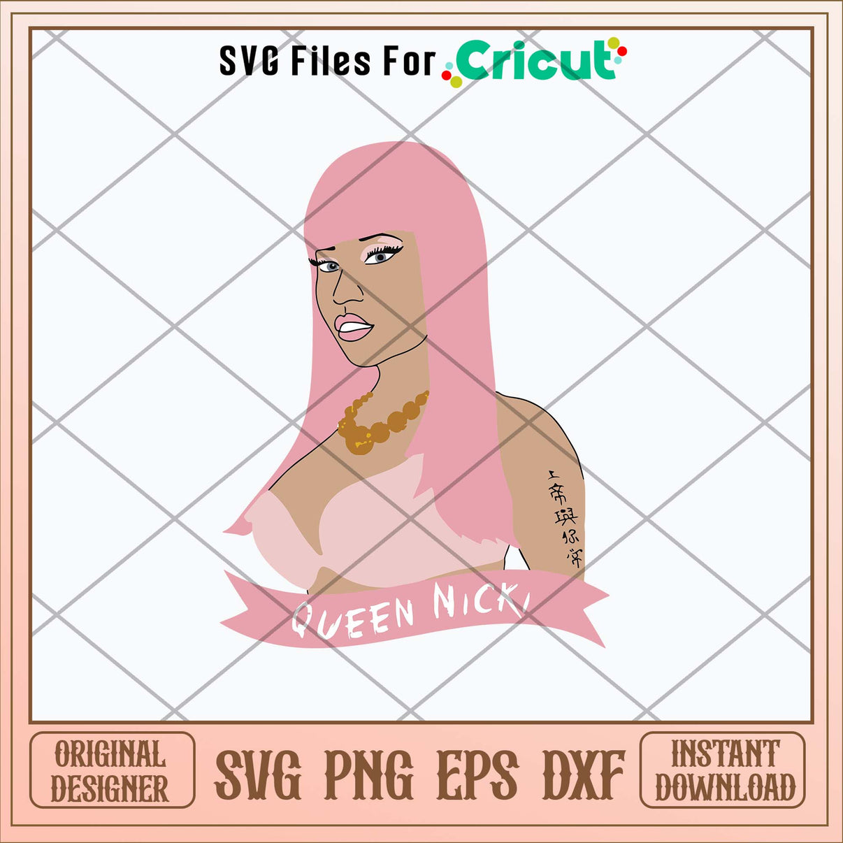 Nicki Minaj Svg, Rapper Nicki Minaj Svg-Svgfilesforcricut – svg files ...