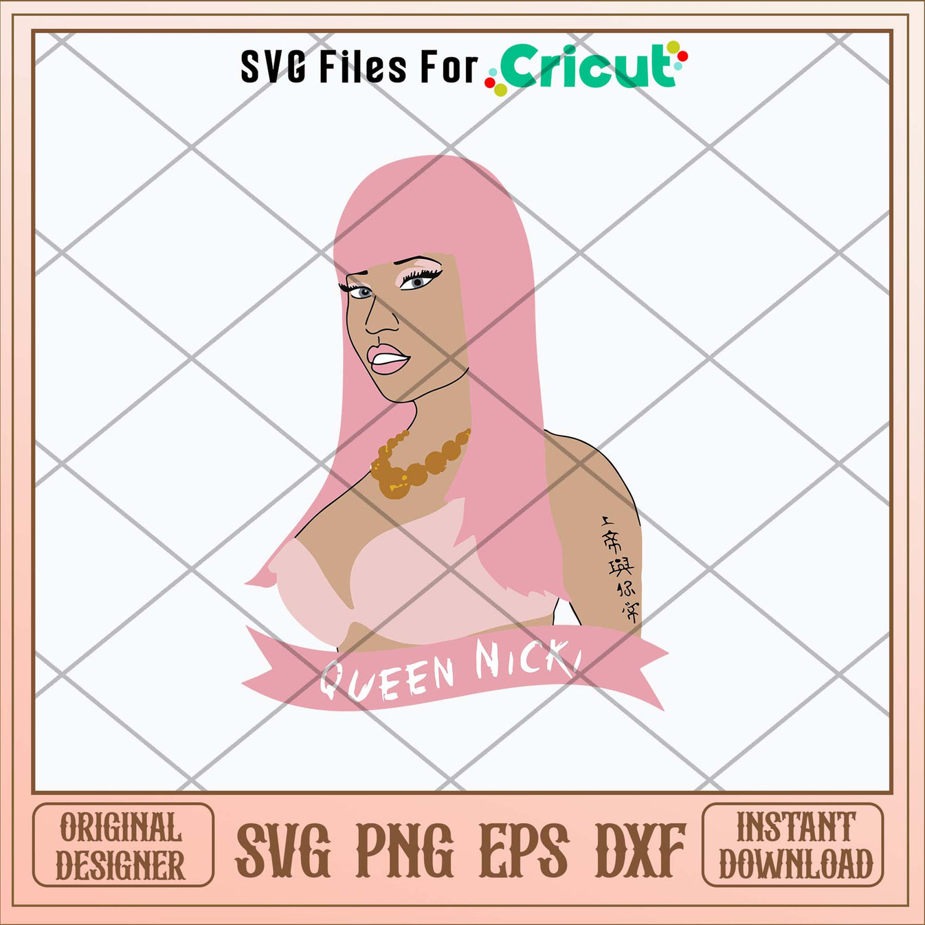 Nicki Minaj Svg, Rapper Nicki Minaj Svg-Svgfilesforcricut – svg files ...