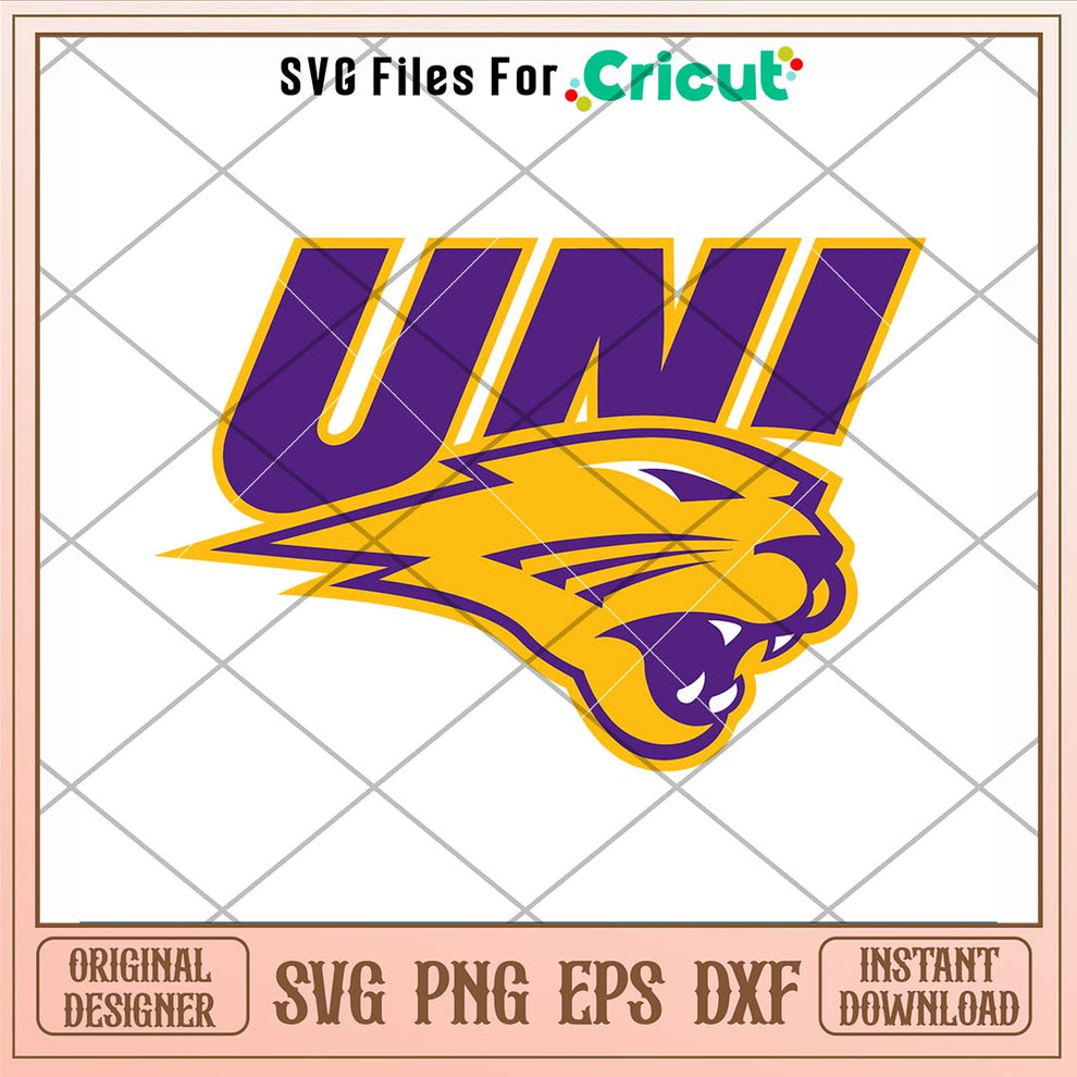Northern Iowa Panthers Logo Svg, Northern Iowa Panthers Svg, NCAA Svg ...