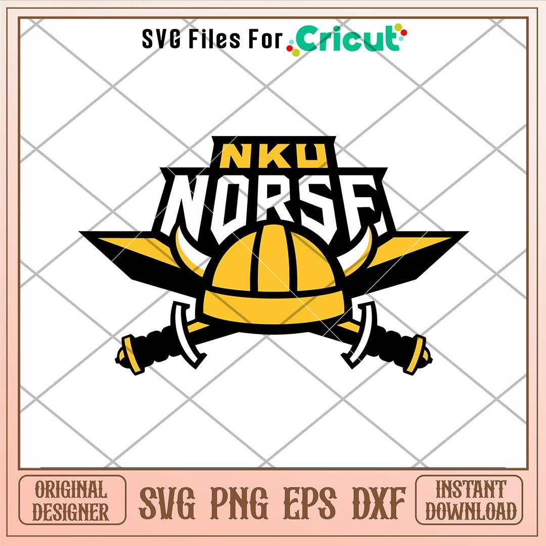 Northern Kentucky Norse Logo Svg, Northern Kentucky Norse Svg, NCAA Sv ...