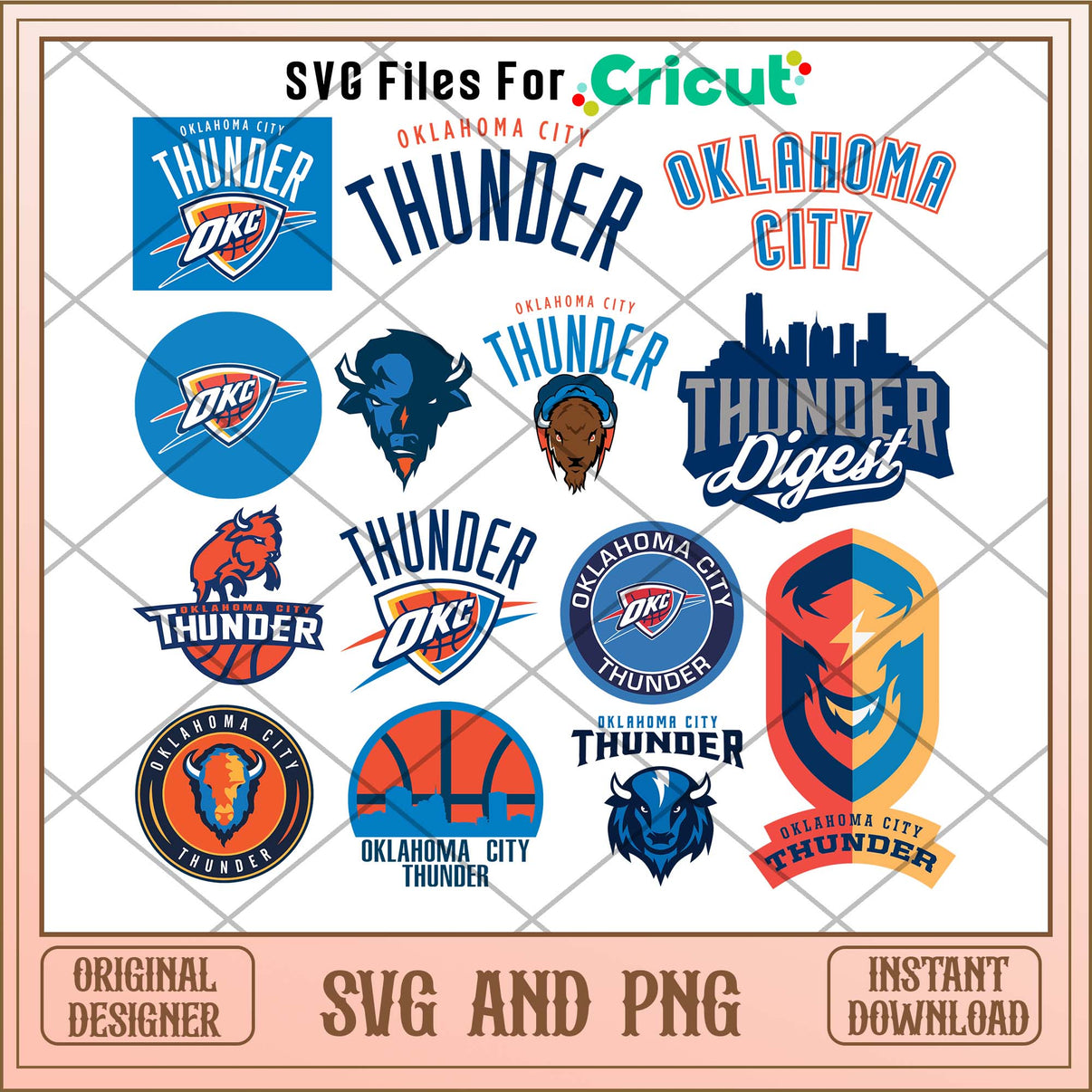 Oklahoma City Thunder logo svg, Oklahoma City svg bundle, NBA svg – svg ...