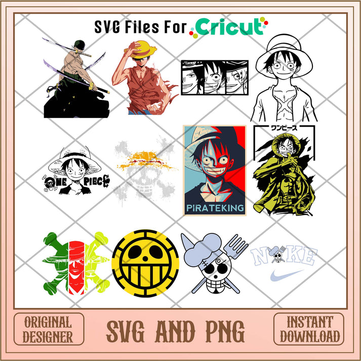 One piece Luffy svg , One piece svg bundle - Svgfileforcricut – svg ...