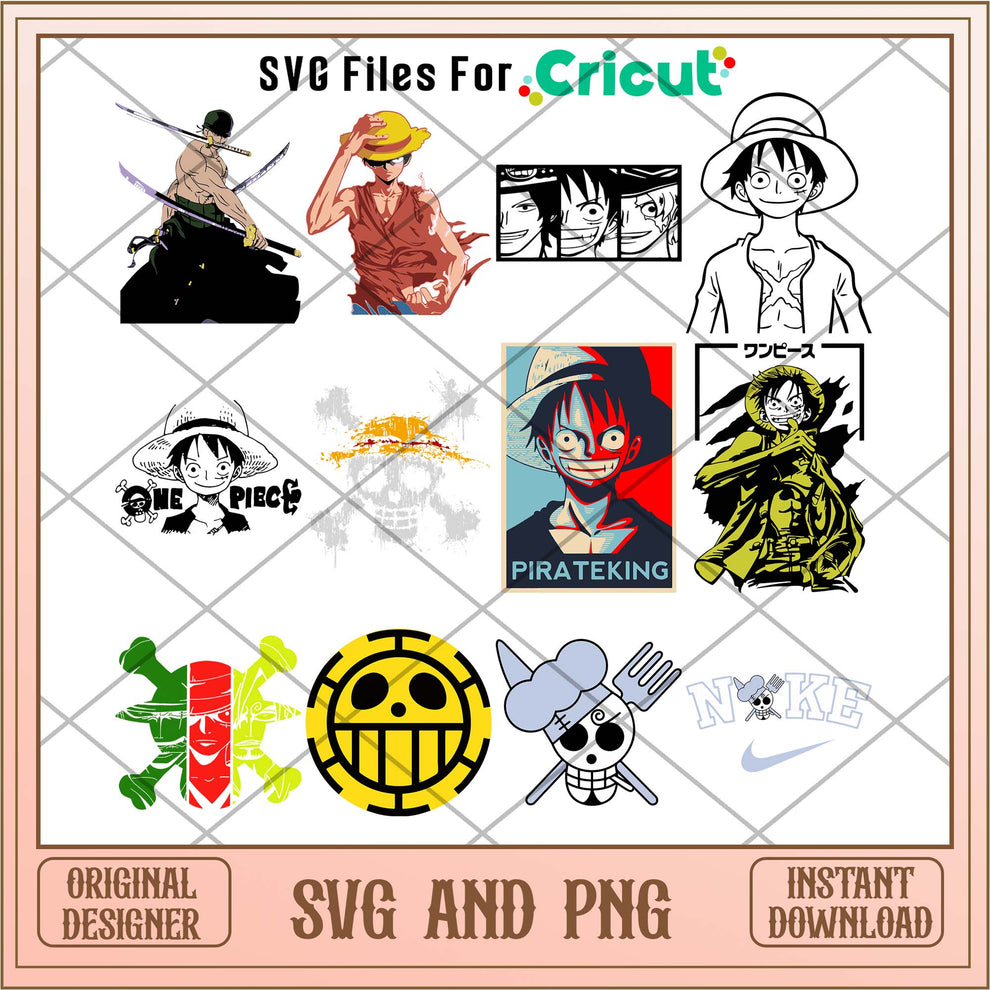 One piece Luffy svg , One piece svg bundle - Svgfileforcricut – svg ...