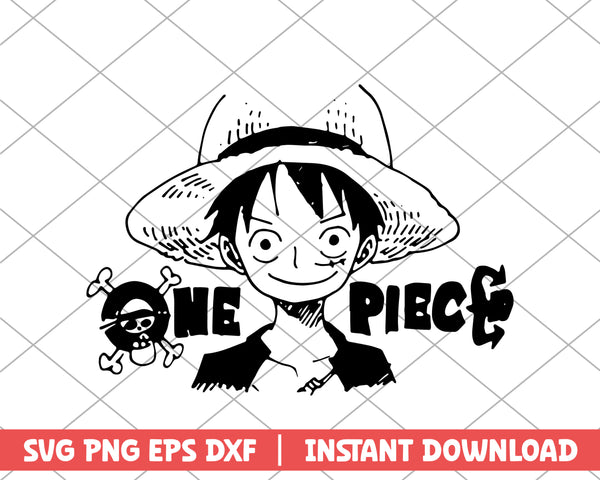 One piece luffy straw hat anime svg – svg files for cricut